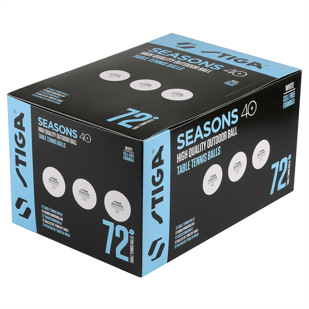 Seasons Outdoor 72-pack Table tennis ball | STIGA Sports